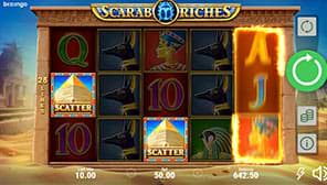 Scarab Riches by Booongo with max wins of 400x total bet!