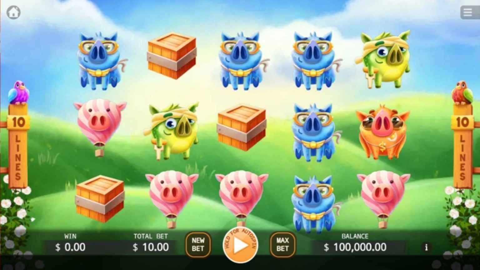 Angry Pigs free slots online (RTP: 98.06%)