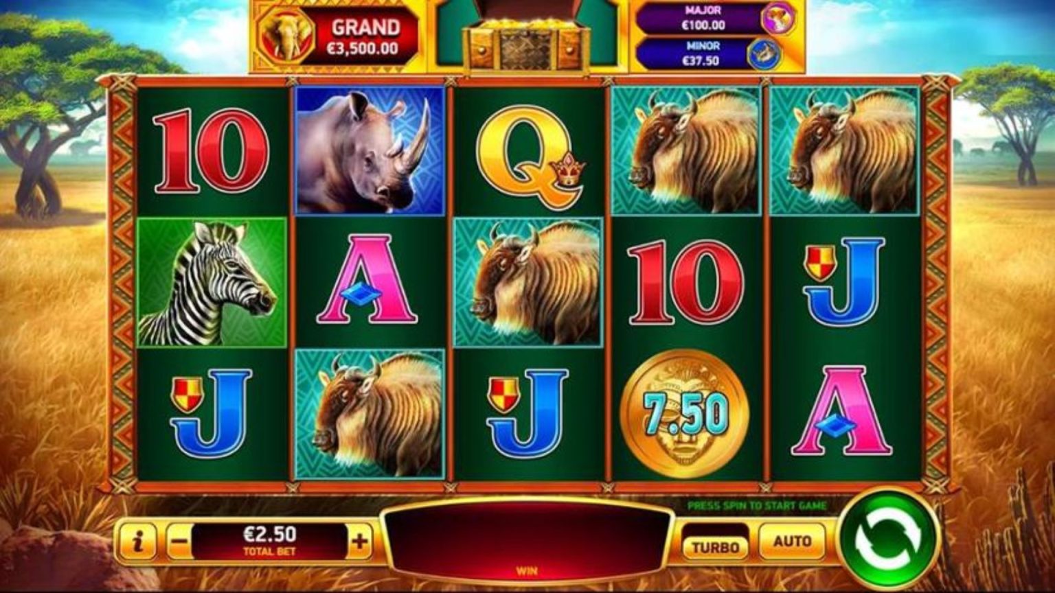 Elephant Stampede free slots online (RTP: 98.06%)