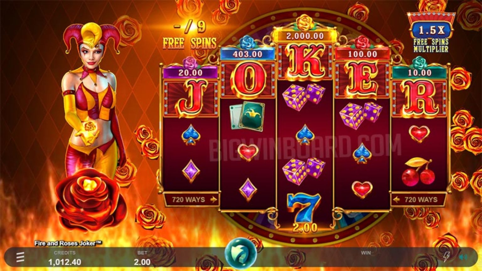 Fire and Roses Joker Slot Review (RTP 98.06%) - Play Free Demo