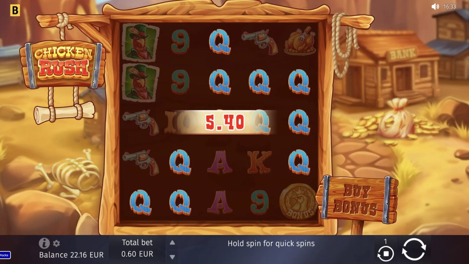 Chicken Rush free slots online (RTP: 98.06%)